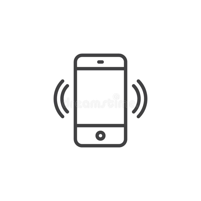 Phone Vibration Icon Stock Illustrations – 754 Phone Vibration Icon ...