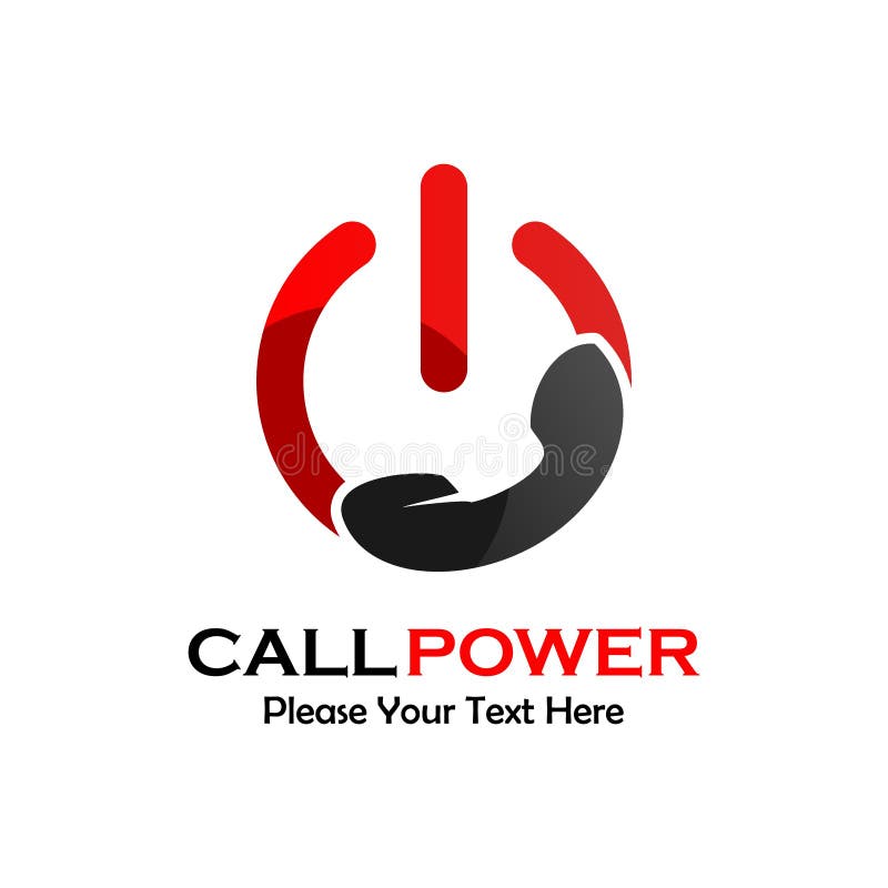 Call power logo stock vector. Illustration of automated - 264186378