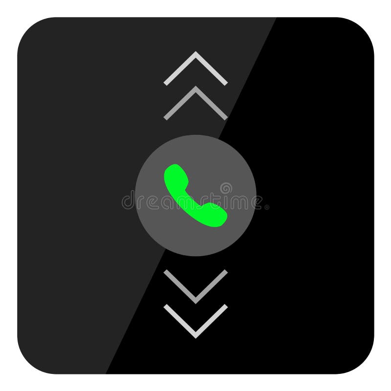 Call Screen Icon. Doodle Icon Drawing Stock Vector - Illustration of ...
