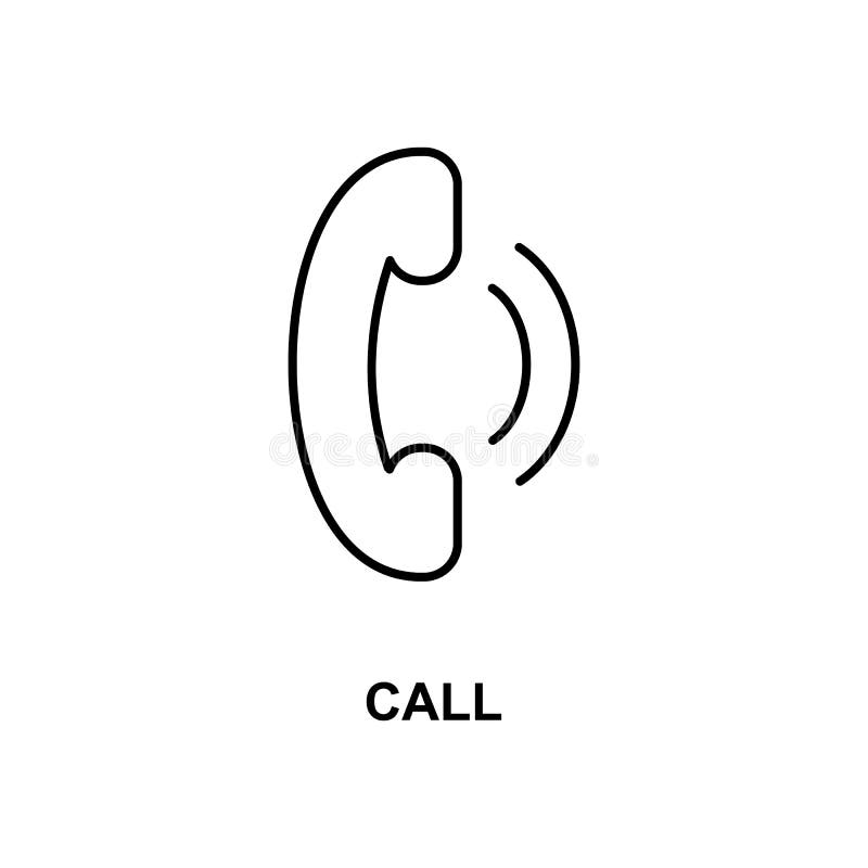 Call Sign Icon. Element of Simple Web Icon with Name for Mobile Concept ...