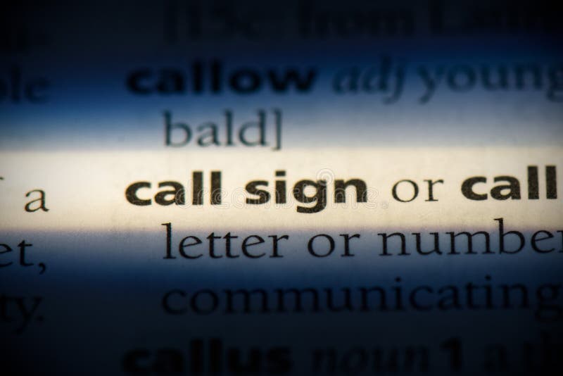 Call sign stock image. Image of isolated, idea, learn - 161577919