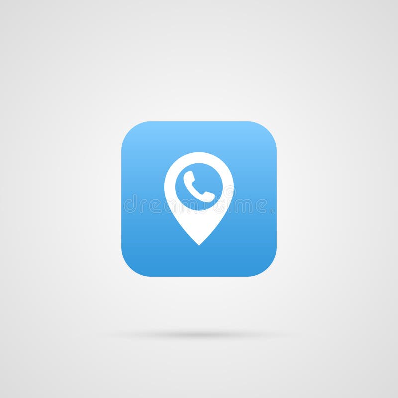Telephone Location Isolated Vector Icon Which Can Easily Modify or Edit ...