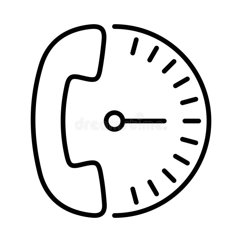 Call, Time, Speed, Fast Call Services Icon Stock Vector - Illustration ...