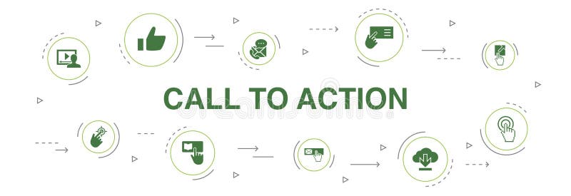 Call To Action Infographic 10 Steps Stock Vector - Illustration of ... Call To Action Infographic 10 Steps Stock Vector - Illustration of ...