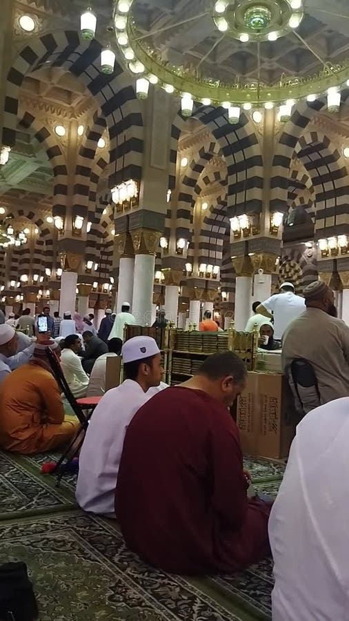 Call To Prayer at the Prophet S Mosque in Medina Stock Video - Video of ...