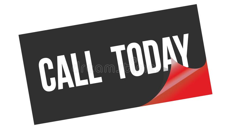CALL TODAY Text Written on Green Grungy Round Stamp Stock Illustration ...