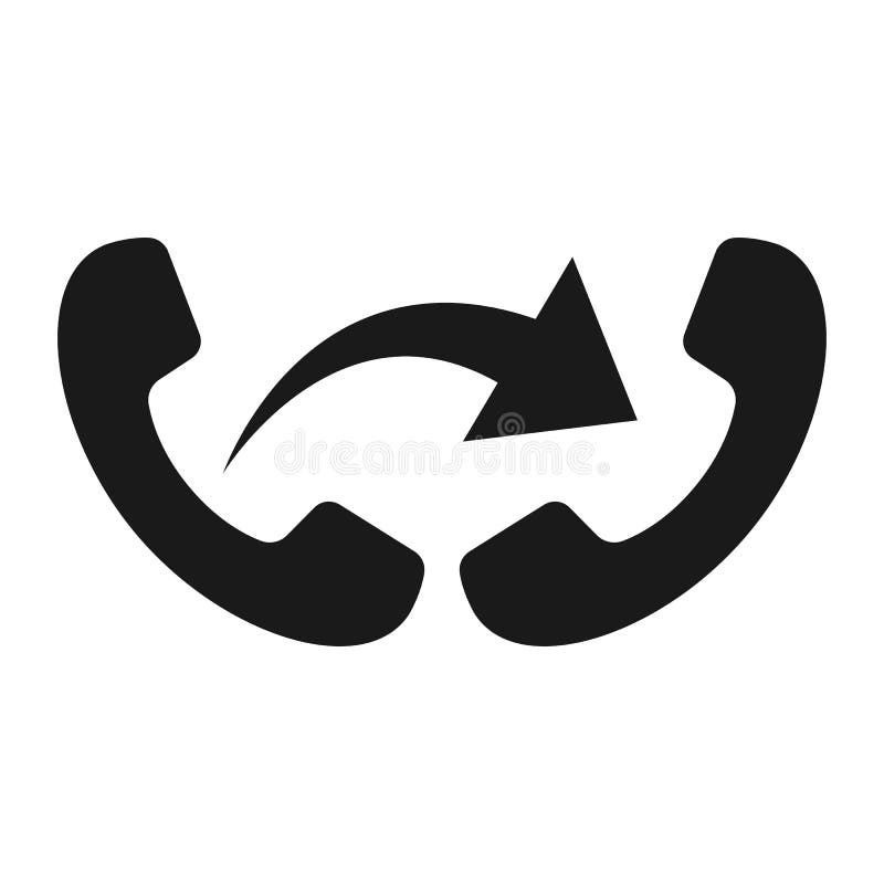 Call Transfer Icon App Vector. Phone Icon Symbol Stock Vector ...