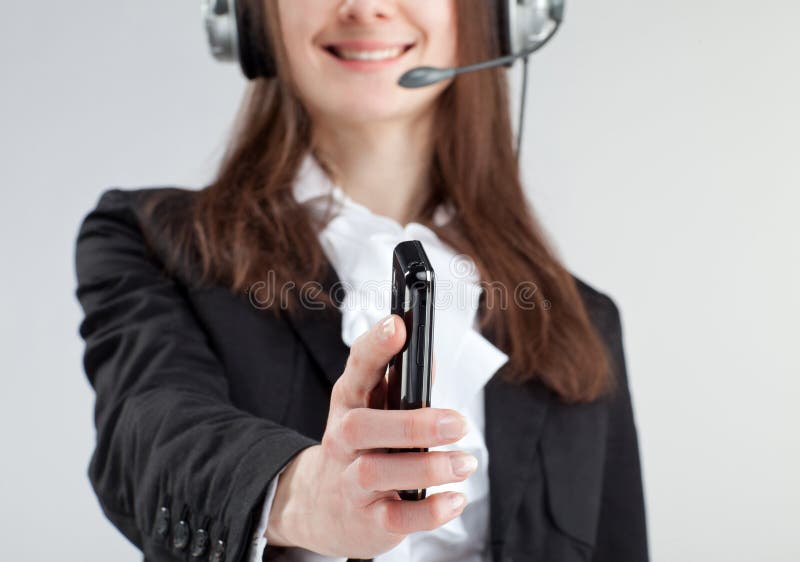 Call us! stock image. Image of hand, center, lady, microphone - 23431949