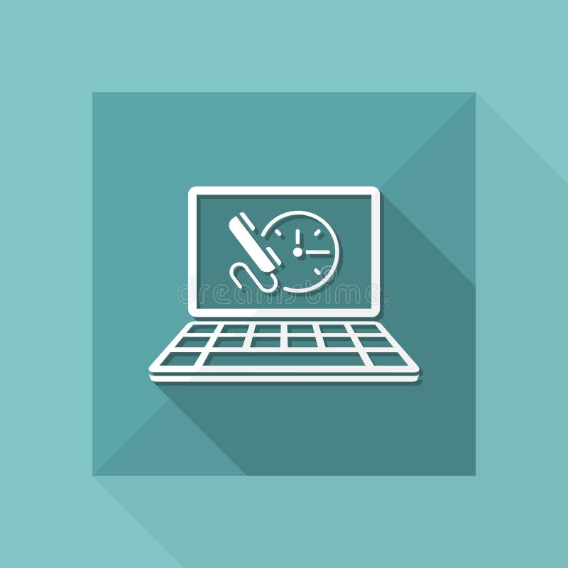 Call Us for Appointment - Website Button - Vector Flat Icon Stock ...