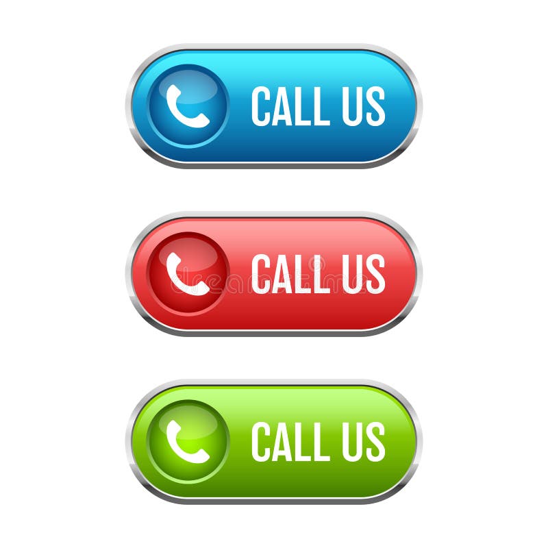 Contact Us Button Vector Design Illustration Stock Vector ...