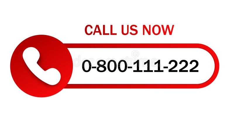 Call Us Now Banner. Concant Support Vector Template for Mobile Number ...