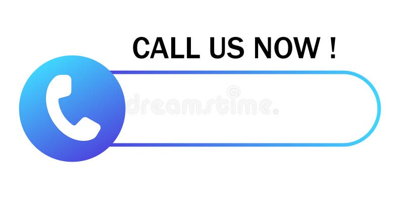 Call Us Now Mobile Call Back Button Vector Illustration Stock Vector ...