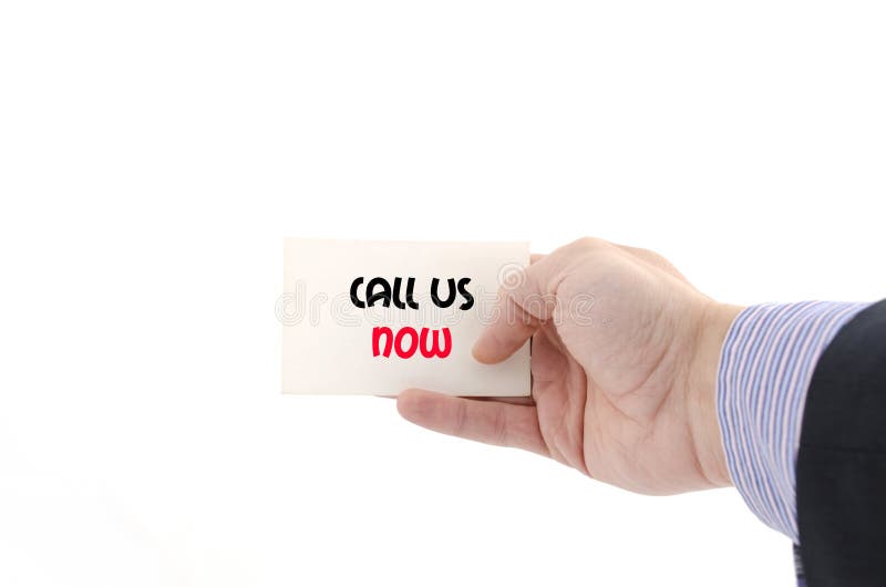 Call us now text concept stock photo. Image of white - 90109836