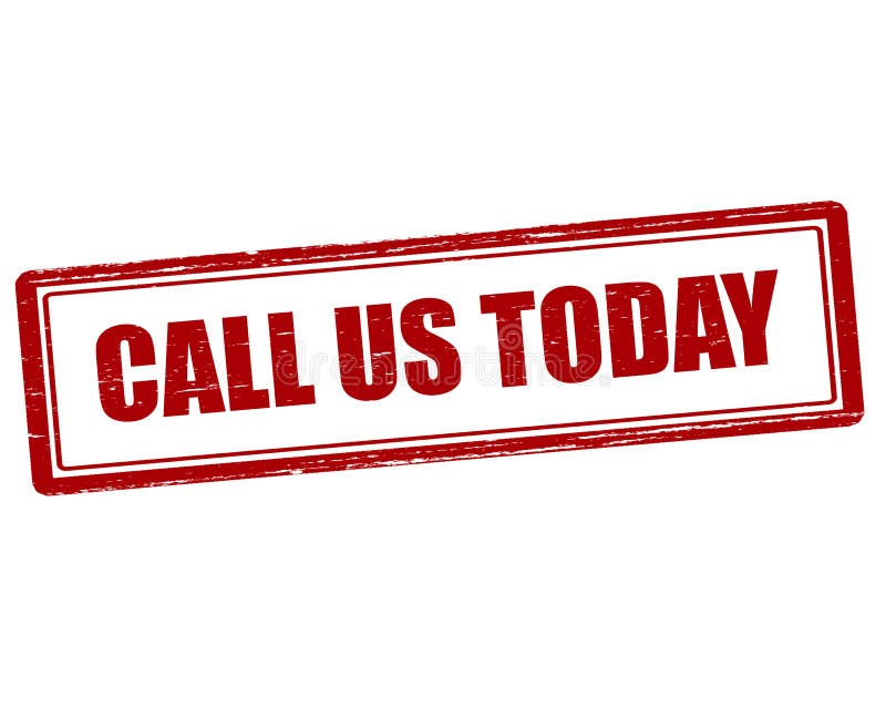 Call us today stock illustration. Illustration of rubber - 92113084