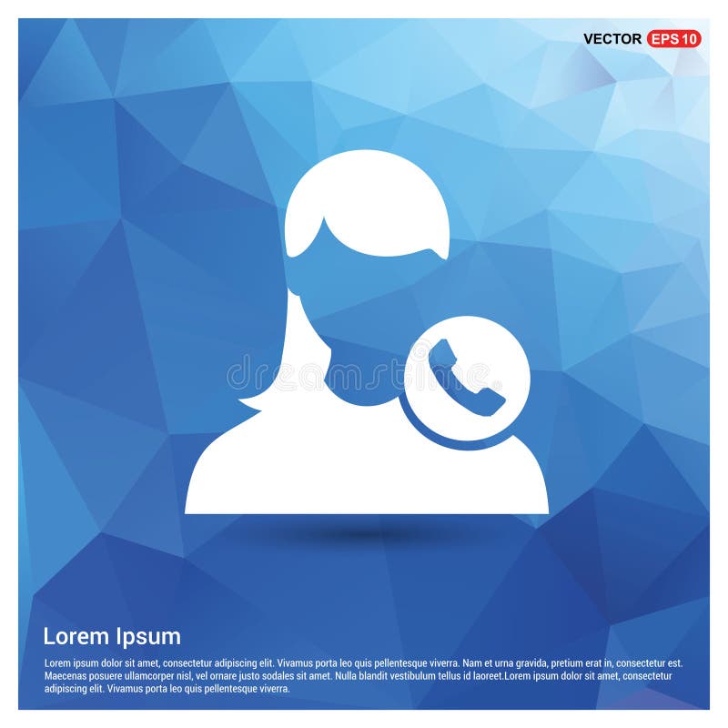 Call user icon stock vector. Illustration of idea, brainstorming ...