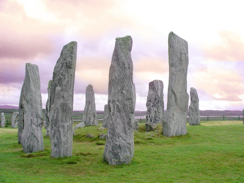 Callanish standing stones stock image. Image of stone - 1527885