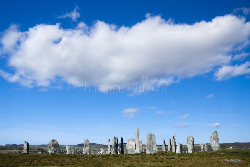 The Callanish Standing Stones Stock Image - Image of hebrides, moor ...