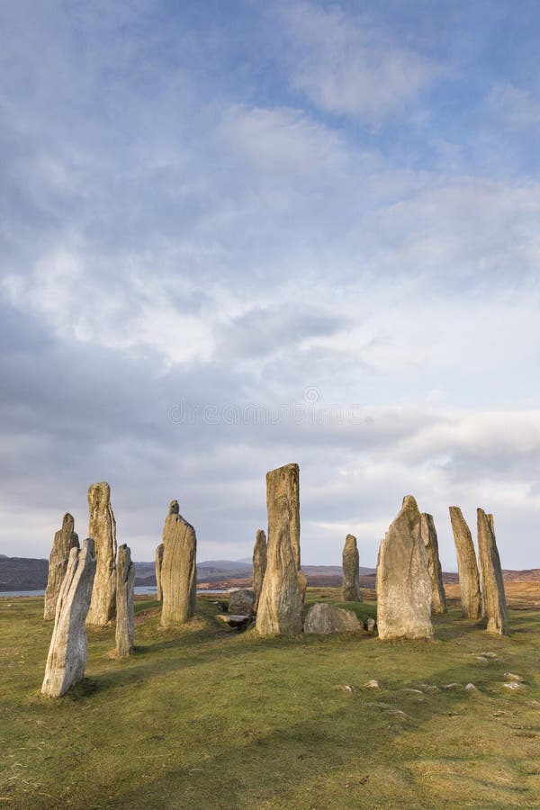 Callanish Stone Circle on the Isle of Lewis in the Outer Hebrides of ...