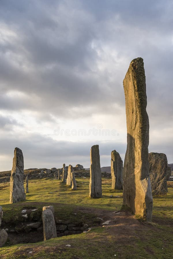 Callanish Stone Circle on the Isle of Lewis in the Outer Hebrides of ...