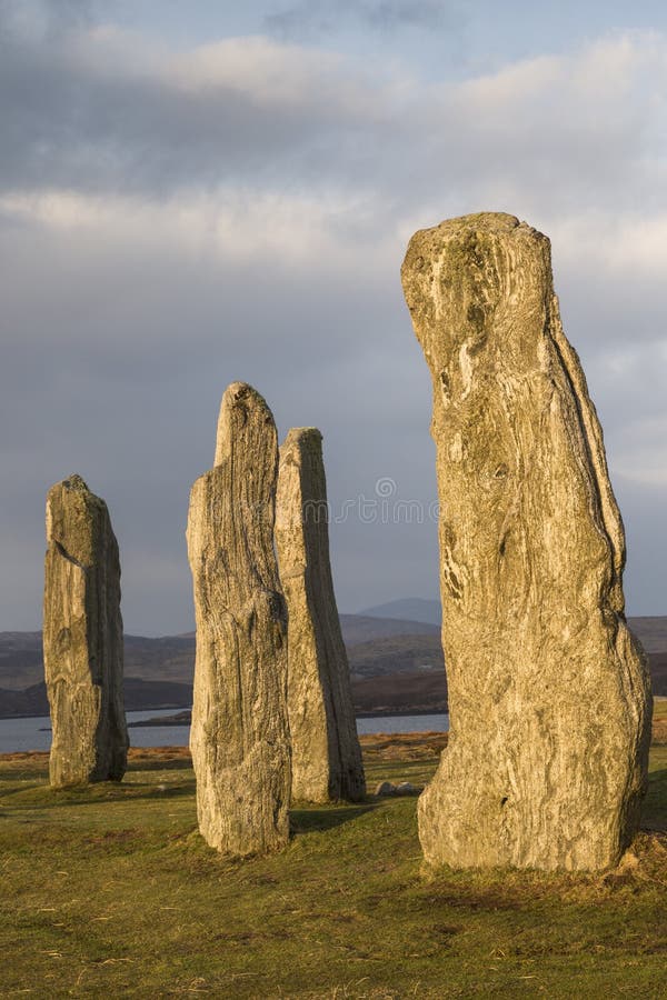 Callanish Stone Circle on the Isle of Lewis in the Outer Hebrides of ...