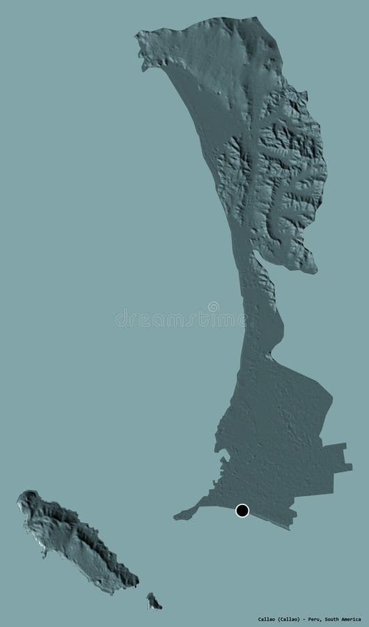 Map of Callao in Peru stock vector. Illustration of geography - 168140888