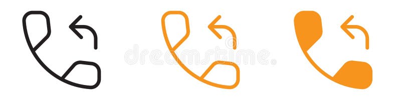 Callback Icon Set Customer Service Illustrations for Business ...