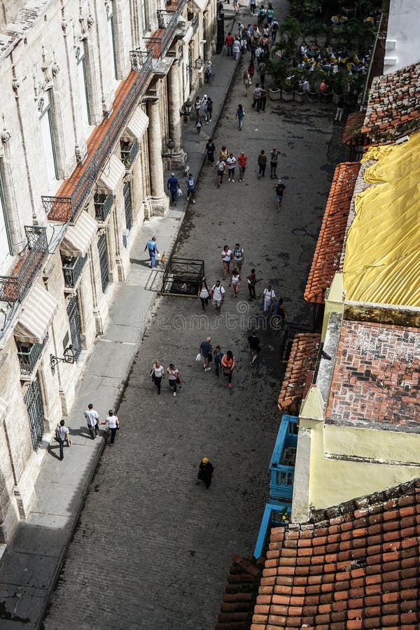 Calle de La Habana, Cuba imagen editorial. Imagen de america - 66018135