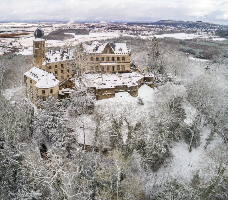 The Callenberg Palace stock image. Image of destinations - 182170937