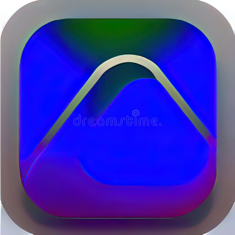 Caller Id Software App Style Icon. Generative AI. Stock Illustration ...