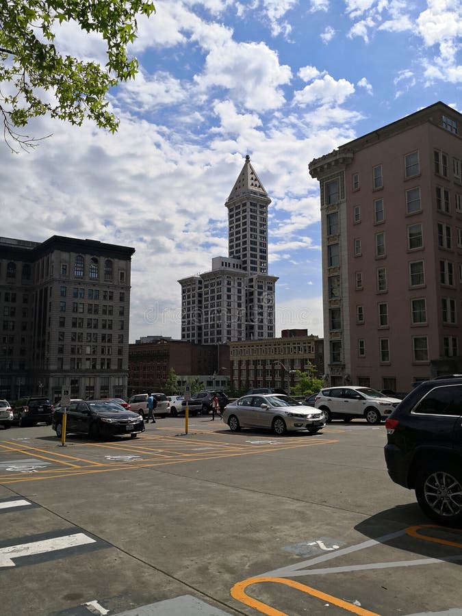 Calles de Seattle foto de archivo editorial. Imagen de ciudad - 128376888