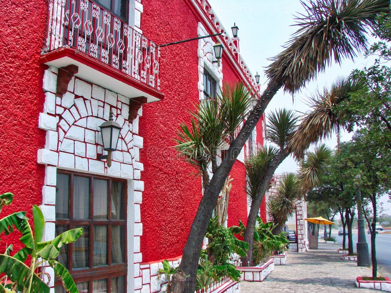 Calles Monterrey En El Centro De La Ciudad Barrio Antiguo Imagen de ...