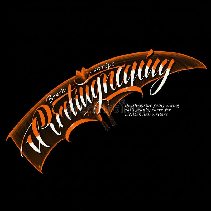 Orange Hue Resembling Bat Wings Stock Illustrations – 1 Orange Hue ...