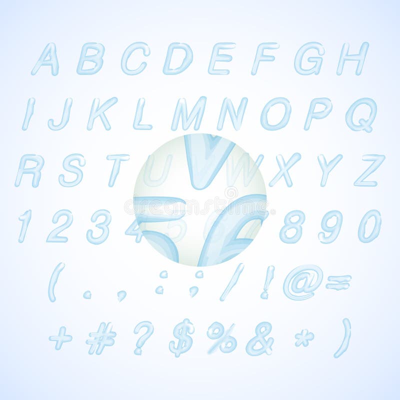 Abstract ABC,natural Alphabet with Leaves Stock Vector - Illustration ...