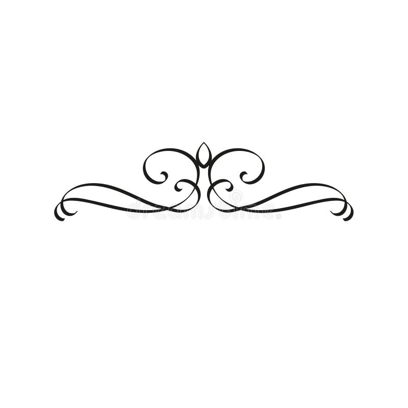 Calligraphic Design Element Stock Vector - Illustration of collection ... Calligraphic Design Element Stock Vector - Illustration of collection ...
