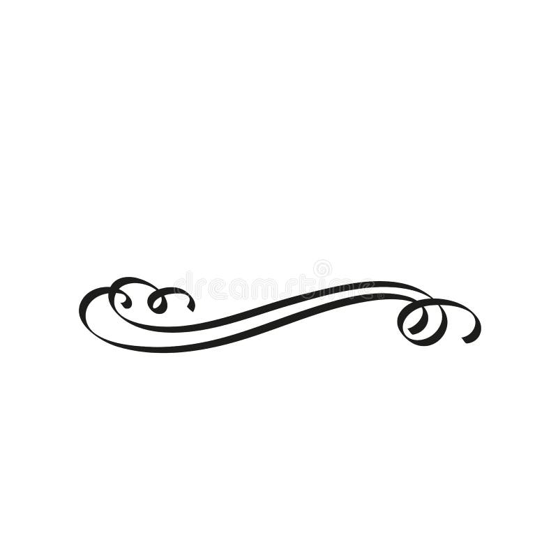 Calligraphic Design Element Stock Vector - Illustration of design ...