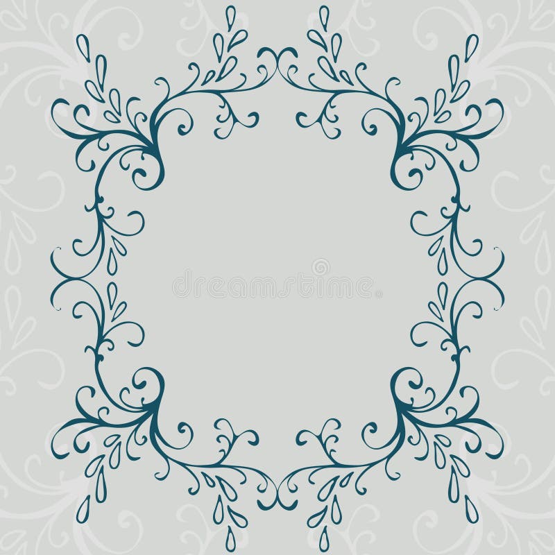 Calligraphic Design Element, Vintage Pattern Stock Vector ...