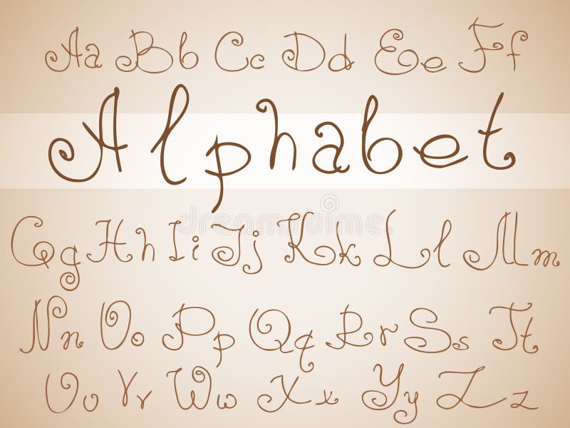 Calligraphic font stock vector. Illustration of typeface - 40333110