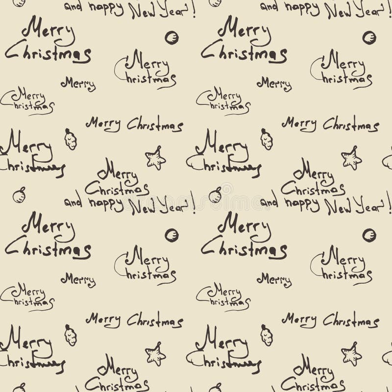 Calligraphic Seamless Pattern Stock Vector - Illustration of ...