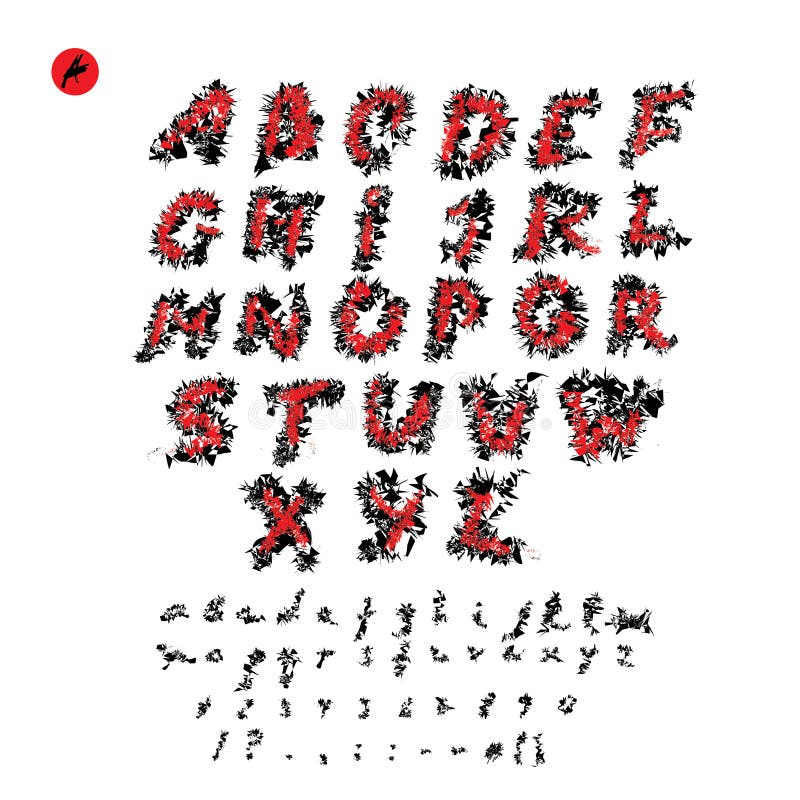 Calligraphic Vector Alphabet and Logo Stock Vector - Illustration of ...