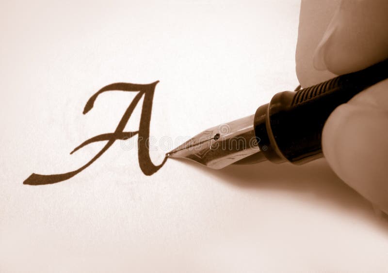 Calligraphy 2 stock image. Image of spelling, arts, artwork - 3148399