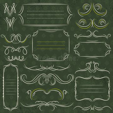 Calligraphy Borders Stock Illustrations – 9,738 Calligraphy Borders ...