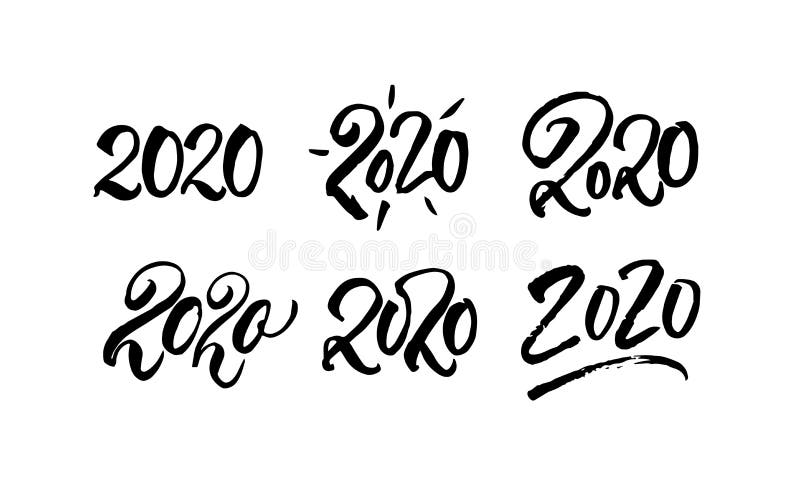 Handwriting Numbers stock vector. Illustration of text - 44608690