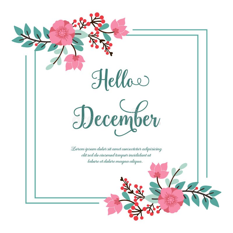 Calligraphy Lettering of Joy To the World, with Abstract Green Leaf ...