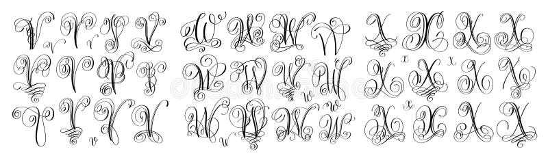 Fancy Cursive V