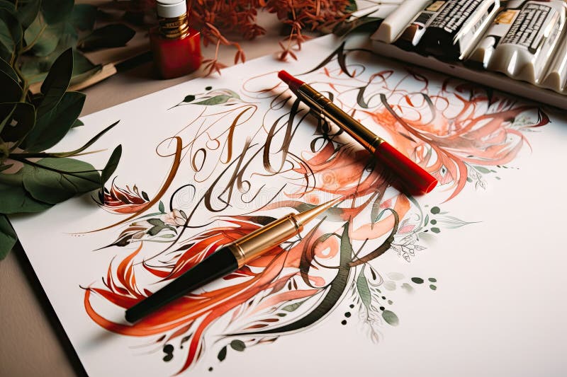 Calligraphy with a Modern Twist, Using Unexpected Design Elements and ...