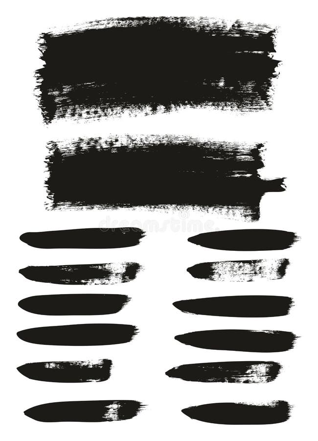 Calligraphy Paint Brush Background Stock Vector - Illustration of high ...