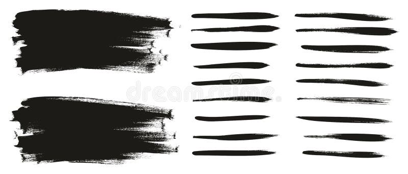 Calligraphy Paint Thin Brush Lines & Background High Detail Abstract ...