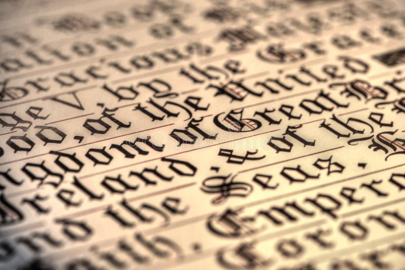 Calligraphy a stock photo. Image of page, word, literature - 34573550