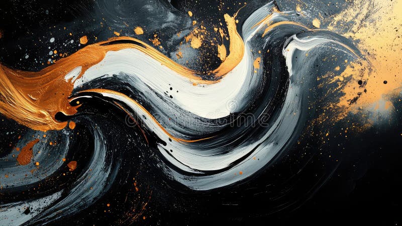 Calligraphy S Fluid Strokes: a Symphony of Light in Motion Stock Image ...