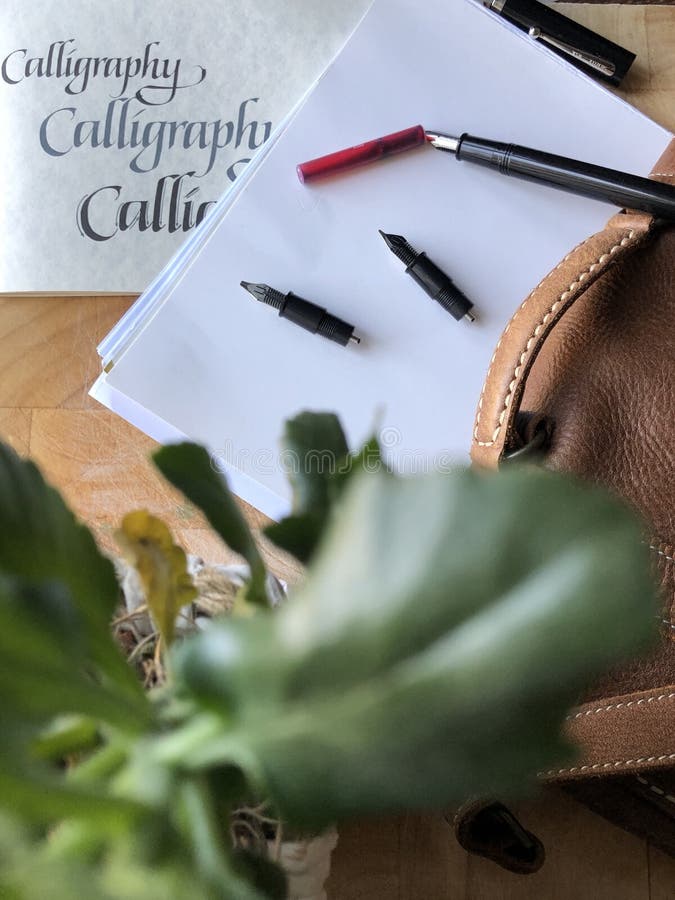 A calligraphy scene stock image. Image of caps, green - 121437063